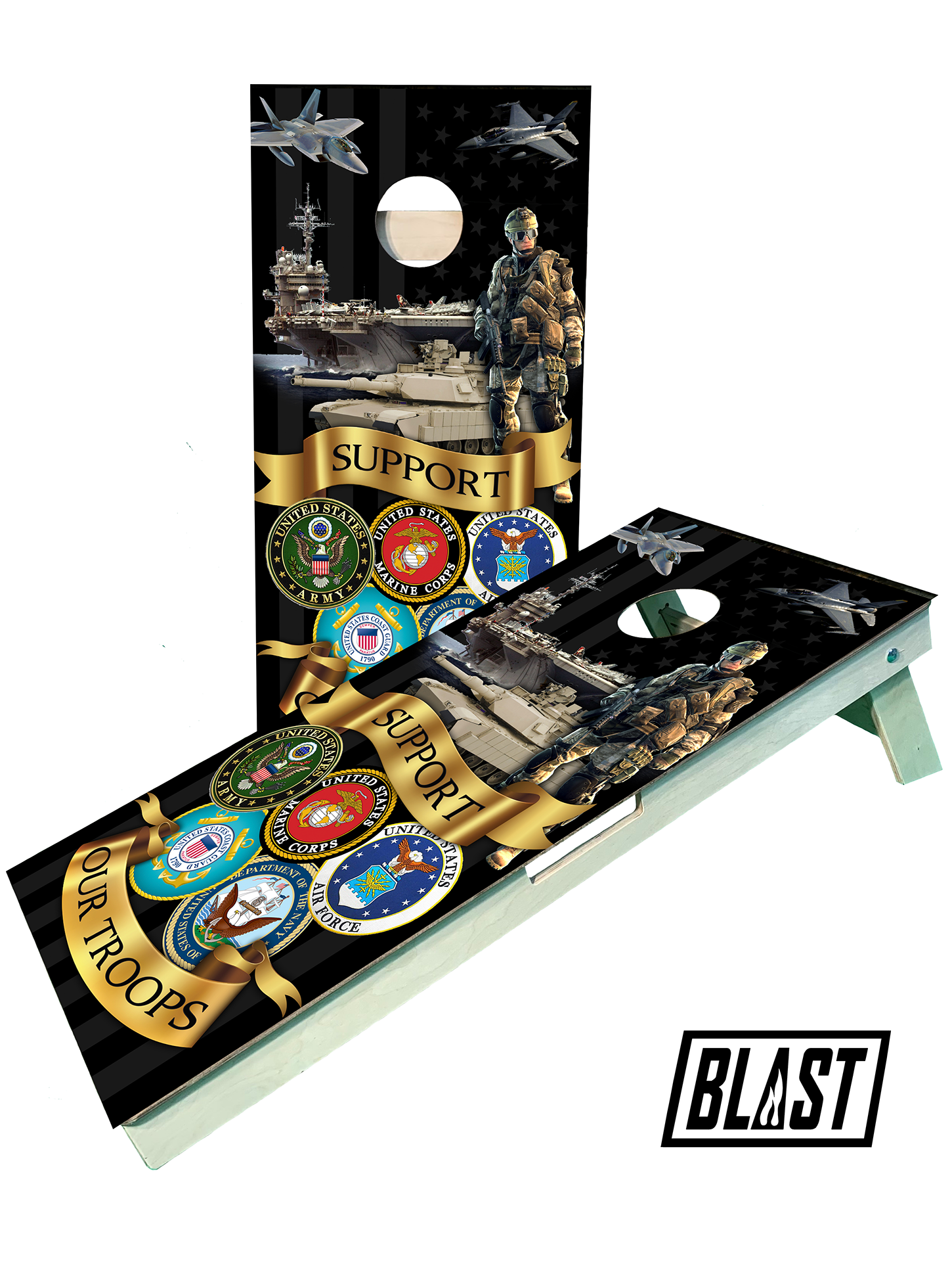 Military / Service / Trades Cornhole Boards – blastcornhole