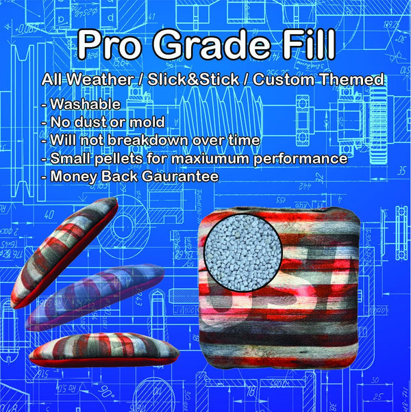Trump MAGA pro style slick and stick resin filled cornhole bags set of ...